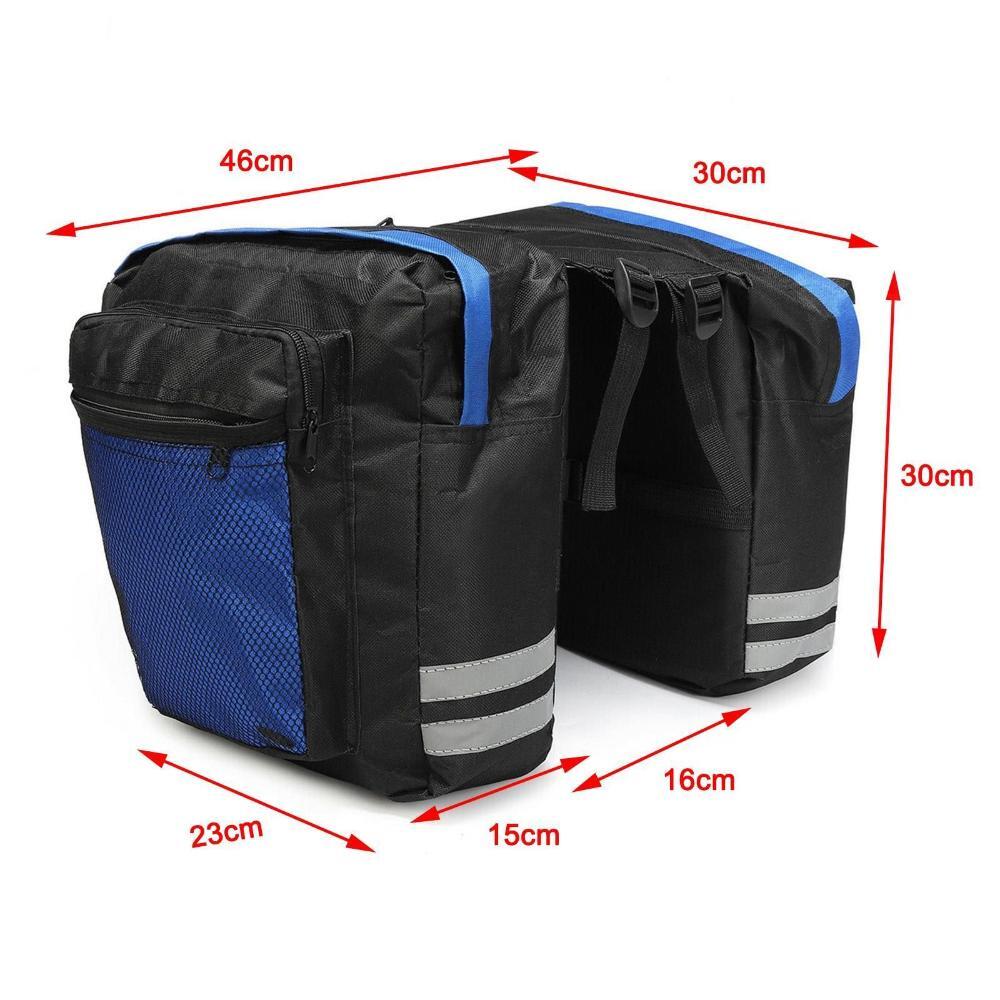 Large Capacity Bicycle Rack Bike Trunk Bag Bike Pannier Rear Seat ...