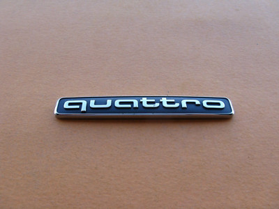 AUDI A3 A4 A5 A6 A7 A8 Q3 Q5 Q7 QUATTRO EMBLEM LOGO BADGE SIGN USED OEM ...
