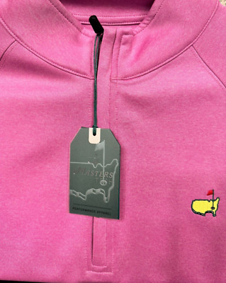 2024 Augusta National Masters Tech 1/4 Zip Pink Pullover. Unisex. Small ...