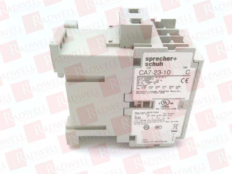 SPRECHER & SCHUH CA7-23-10-120 / CA72310120 (USED TESTED CLEANED) | eBay
