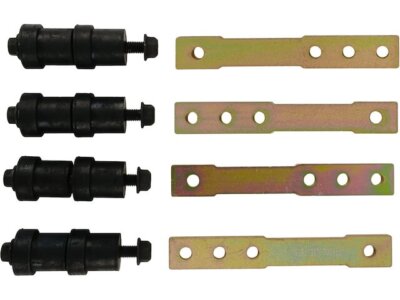 For 1962-1966 Chevrolet Chevy II Leaf Spring Shackle Kit Rear 81144NH ...