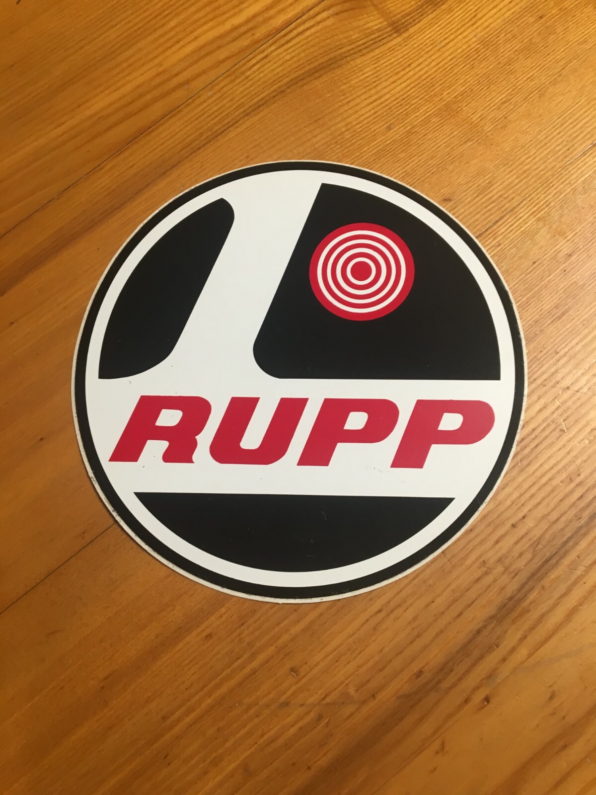 Vintage NOS 8.5" Rupp Snowmobile Decal Sticker Nitro Magnum Rebel Black ...