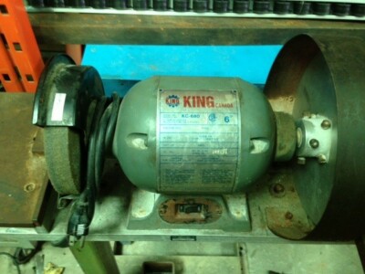 King Bench Grinder 6" wheel, model 680, on stand 115V Power Tool | eBay
