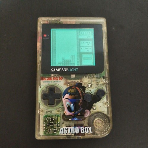 Nintendo Game Boy Light Astro Boy Tezuka Limited Edition Clear Console ...