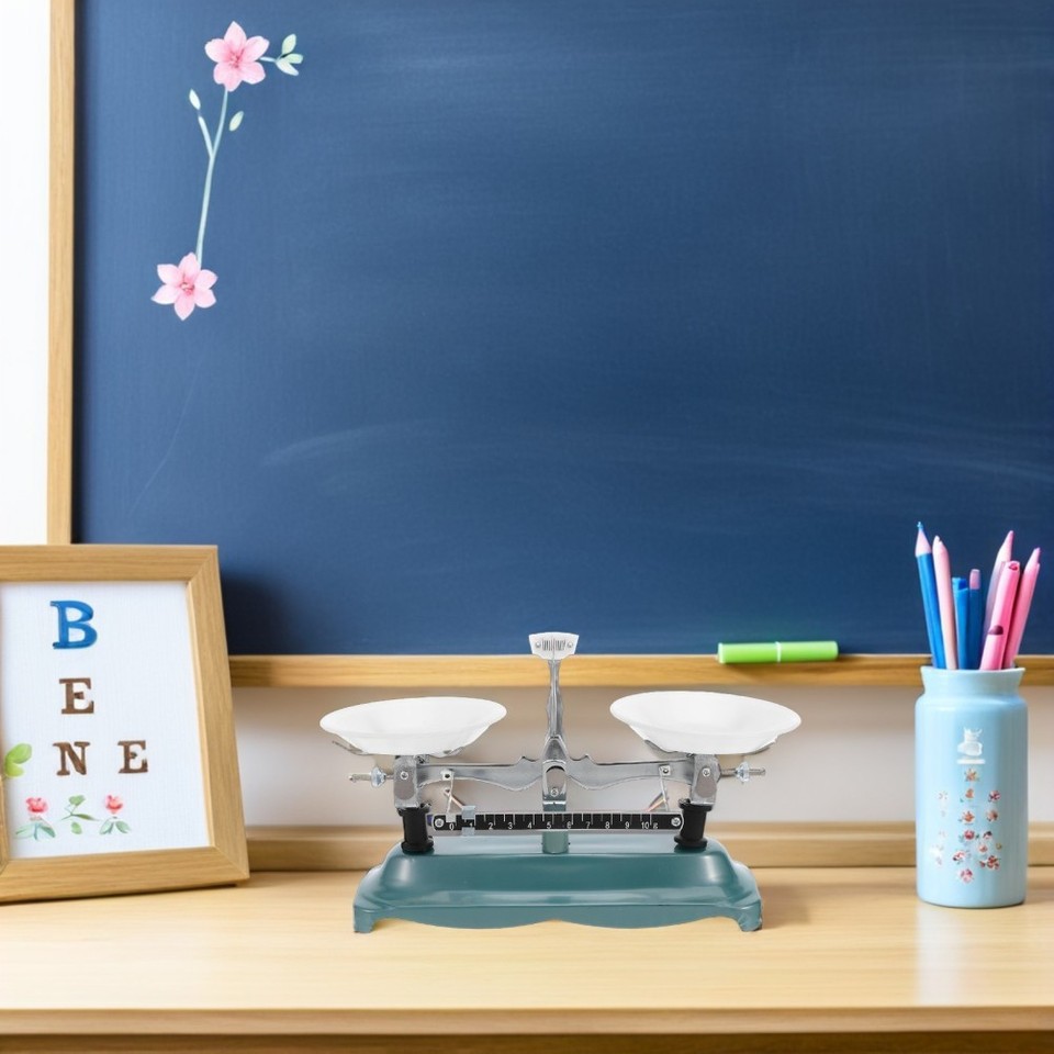 Pan Balance: 500g/0.5g Laboratory Balance Beam Scale With Weights Kit ...