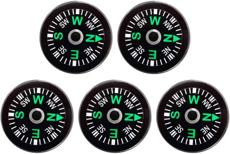 15Mm Pocket Survival Button Compass Mini Backpacking Compass for ...