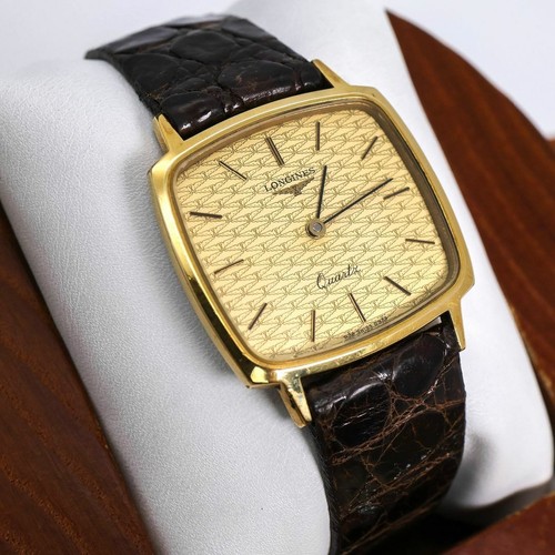 Longines Antique Square Dial Quartz Watch with Special Dial, Used | eBay