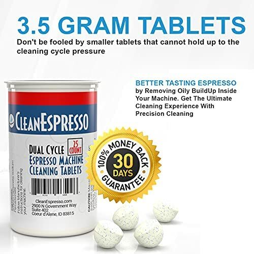 25 pack of Jura Capresso Espresso Machine Universal Cleaning Tablet ...