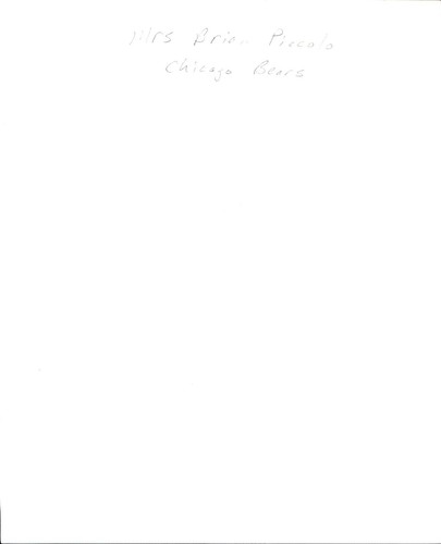 LD325 Orig Photo JOY MURRATH WIFE OF CHICAGO BEARS BRIAN PICCOLO AT HIS ...