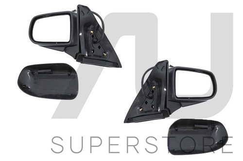 Set Pair LH+RH Electric Door Mirror Black For Mazda 323 Protege ...