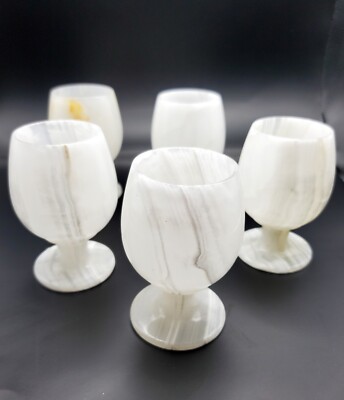 Lamps - Carved Alabaster