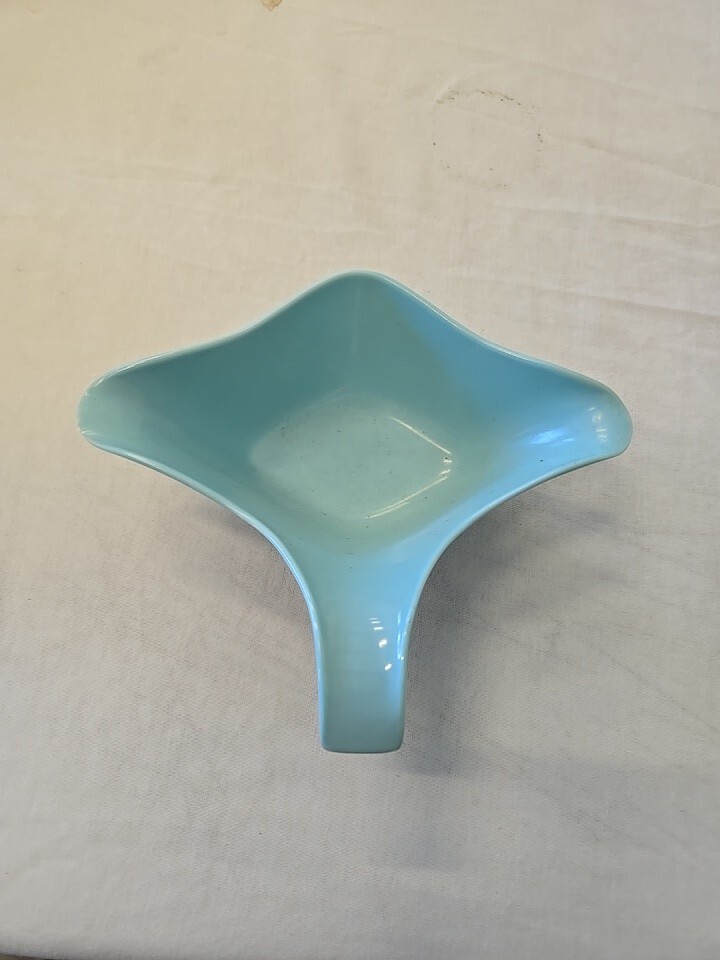 Vintage Light Blue Melmac Gravy Boat Sauce Bowl 3 Spout Handle | eBay