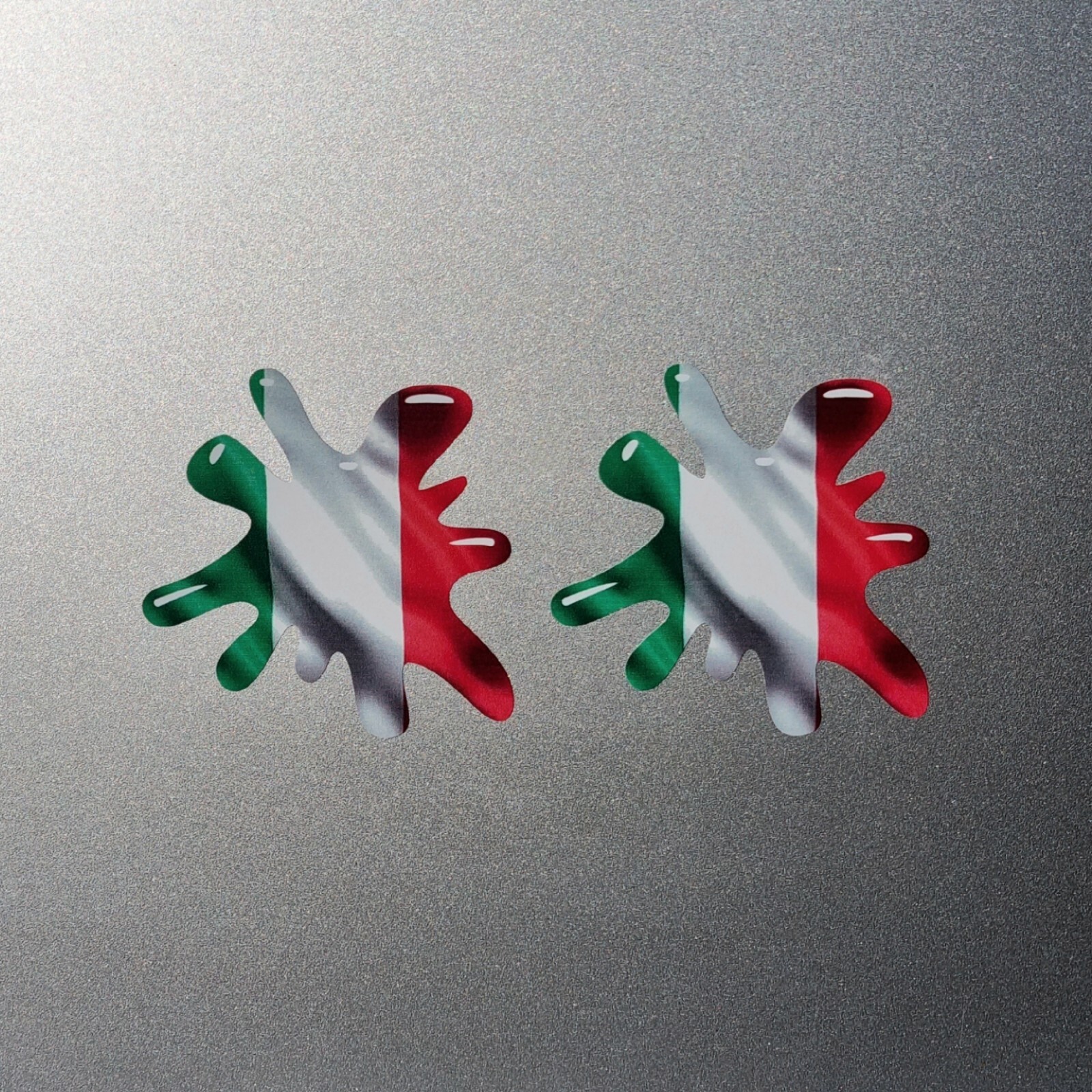 2x Italy Italian Country Flag Splat Vinyl Sticker Decal For Car Van ...