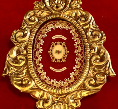 Reliquary Relic Saint Maria Goretti Virgin Martyr Intact Wax Seal and ...