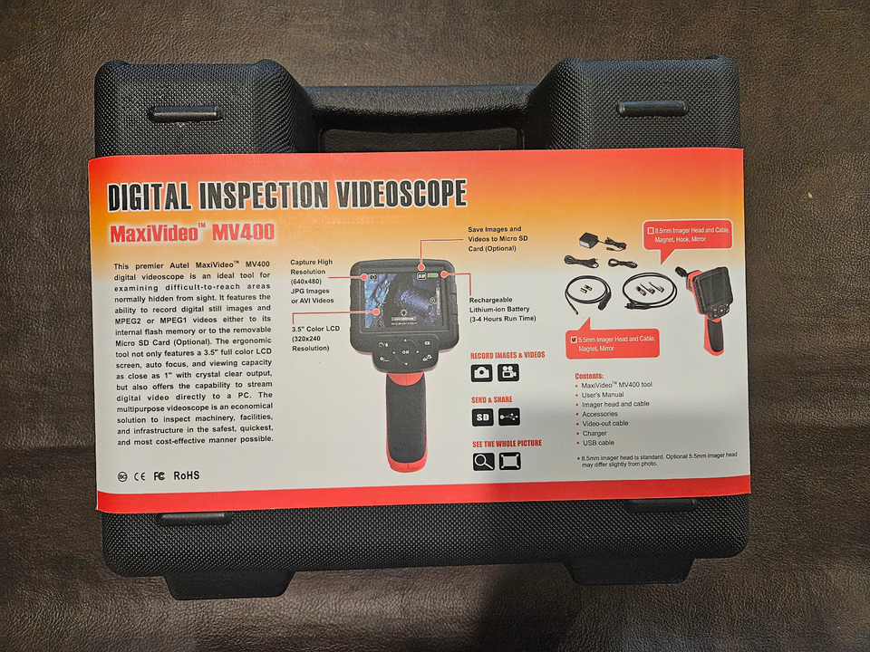Autel MaxiVideo MV400 Digital Inspection Videoscope 6937357200613| eBay