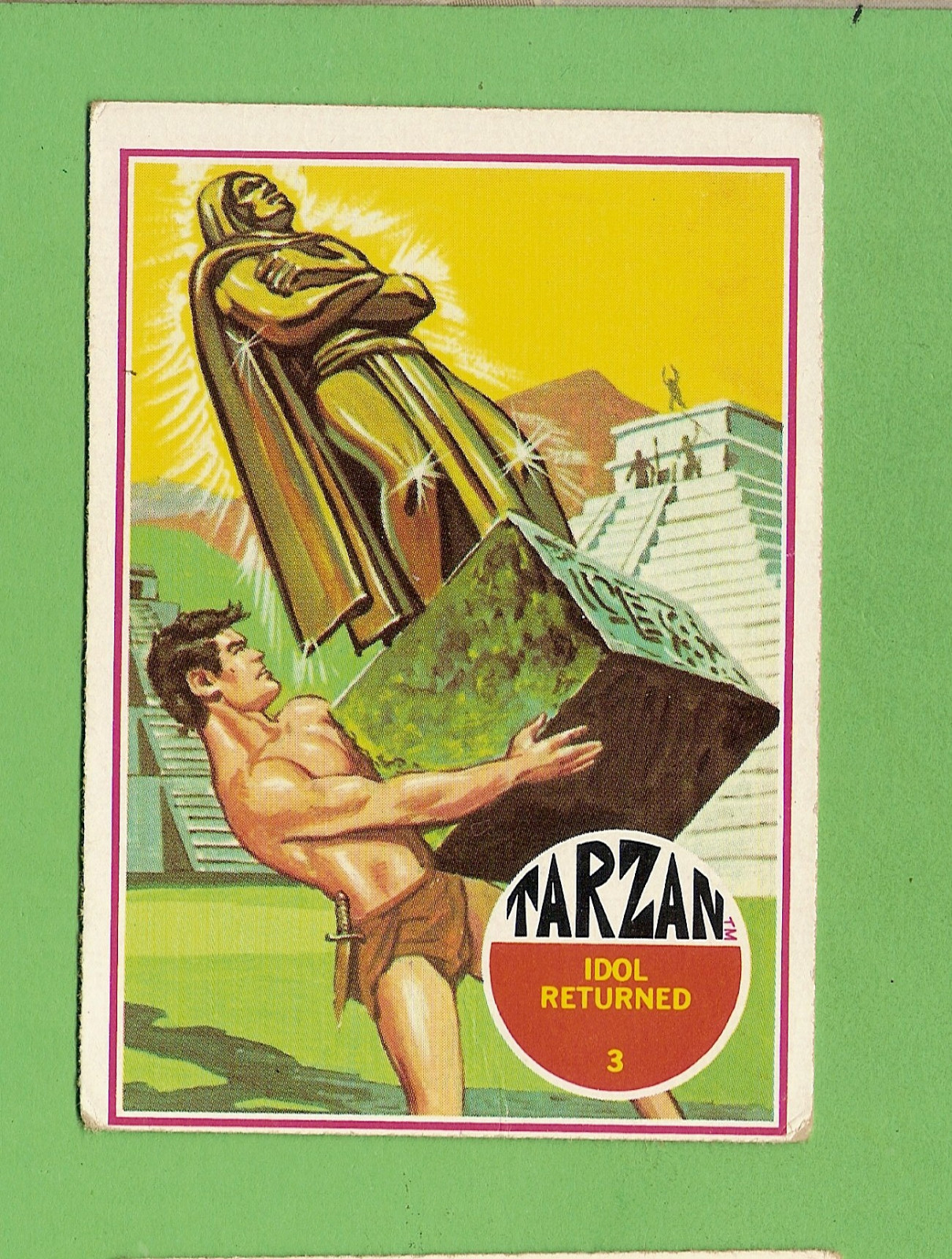 #D285. 1966 TARZAN CARD #3 ISSUED BY SCANLENS, IDOL RETURNED | eBay ...