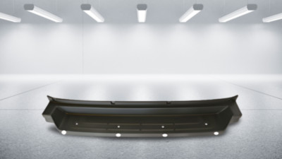 VW CRAFTER 2017-2023 REAR BUMPER WITH STEP PLASTIC TEXTURED WITH PDC ...