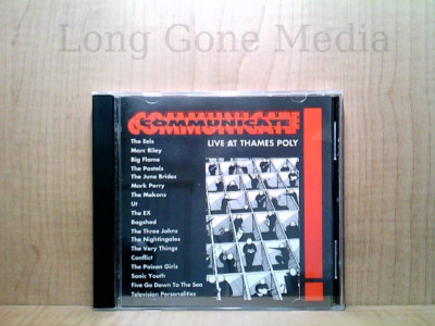 Communicate!!!! - Live At Thames Poly by Various (CD, 1992, Overground ...