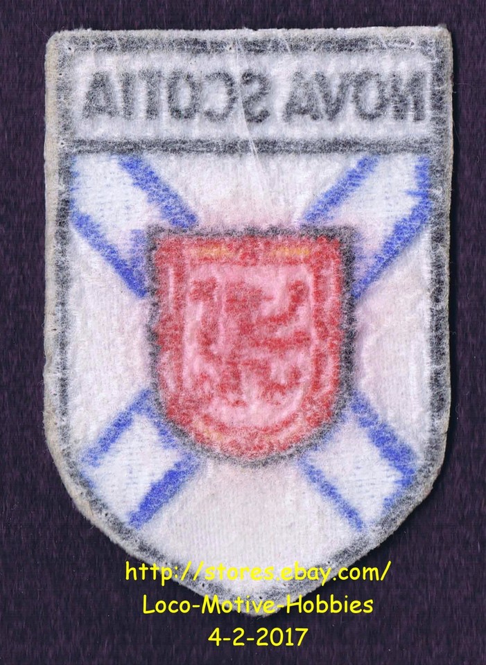 LMH PATCH Badge CANADIAN Crest NOVA SCOTIA Flag COAT ARMS Canada Emblem ...