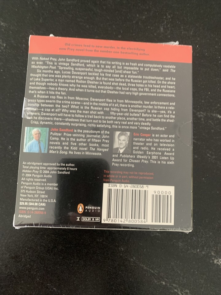 Hidden Prey Audio Book by John Sandford 9780142800584| eBay