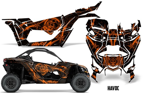 UTV Graphics Decals Stickers for Can-Am Maverick X3 XDS XRS 2DR 16-23 ...