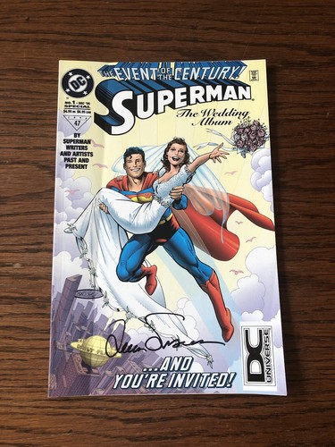 Superman #1 Wedding Album DC Universe Logo Variant Signed By Louise ...