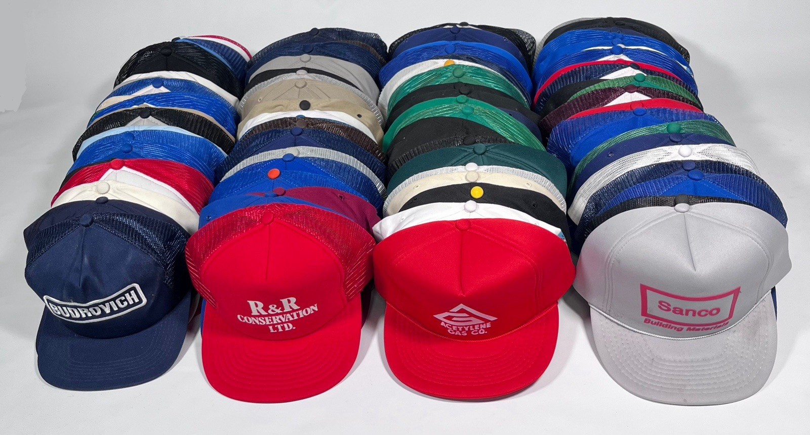 Vintage Hat Lot 10 Random Snapback Trucker Dad Caps Mixed Brands Bulk ...