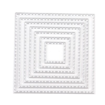 STITCHED SQUARE Dies - Largest: 7.9 x 7.9cm - Card Making, Scrapbooking ...