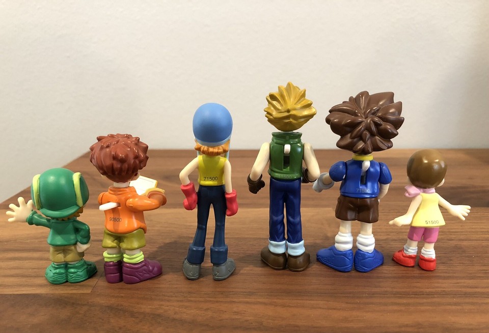Digimon Adventure Figures Set Of 6 Tai Matt Sora Izzy TK Kari | eBay