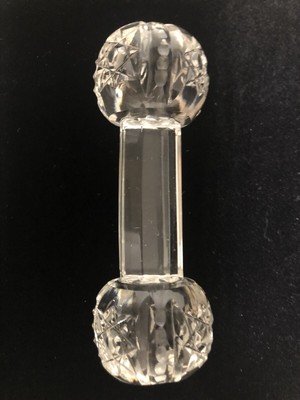 ANTIQUE CUT GLASS KNIFE REST | eBay