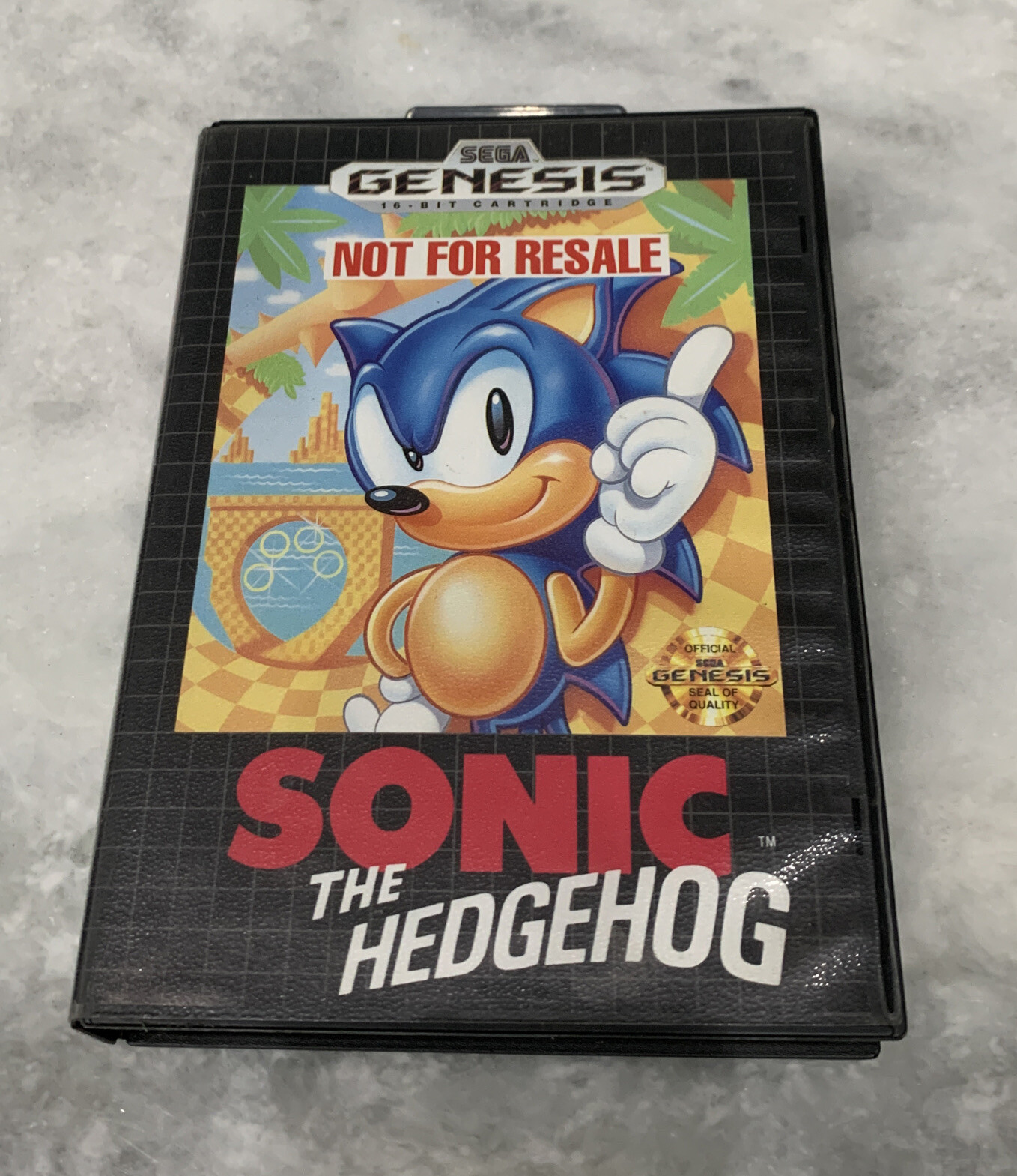 Sonic the Hedgehog 1 Sega Genesis "Not for Resale" Version - TESTED ...