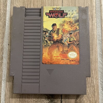 Operation Wolf (Nintendo Entertainment System, 1989) NES Tested & Works ...