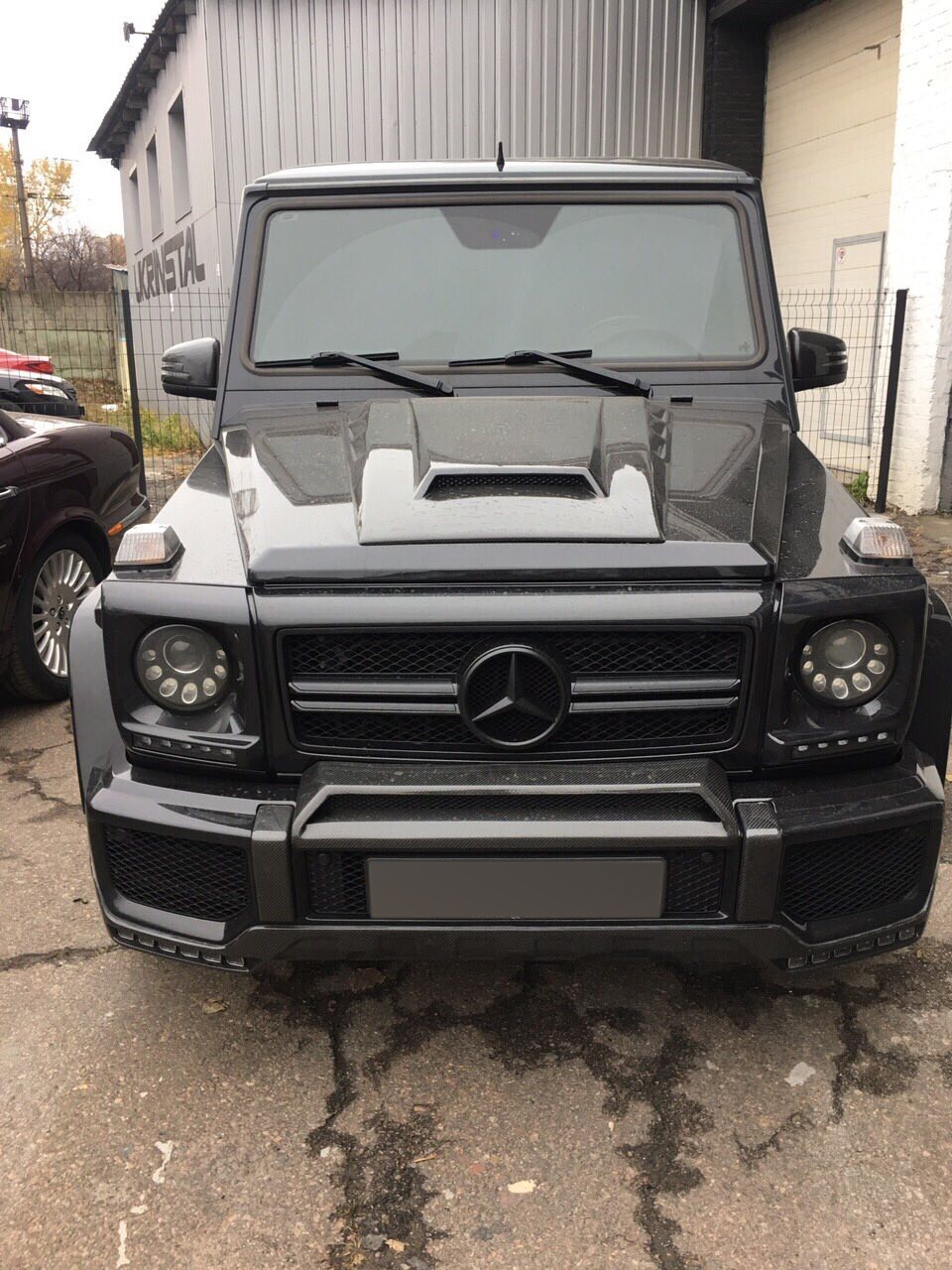 G Wagon Hood Cover Hood Scoop fits G-class G500 G63 G65 W463 Mercedes ...