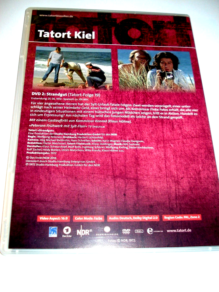 NEUWARE TATORT KIEL (KOMMISSAR FINKE ERMITTELT) STRANDGUT (1972) NEU | eBay