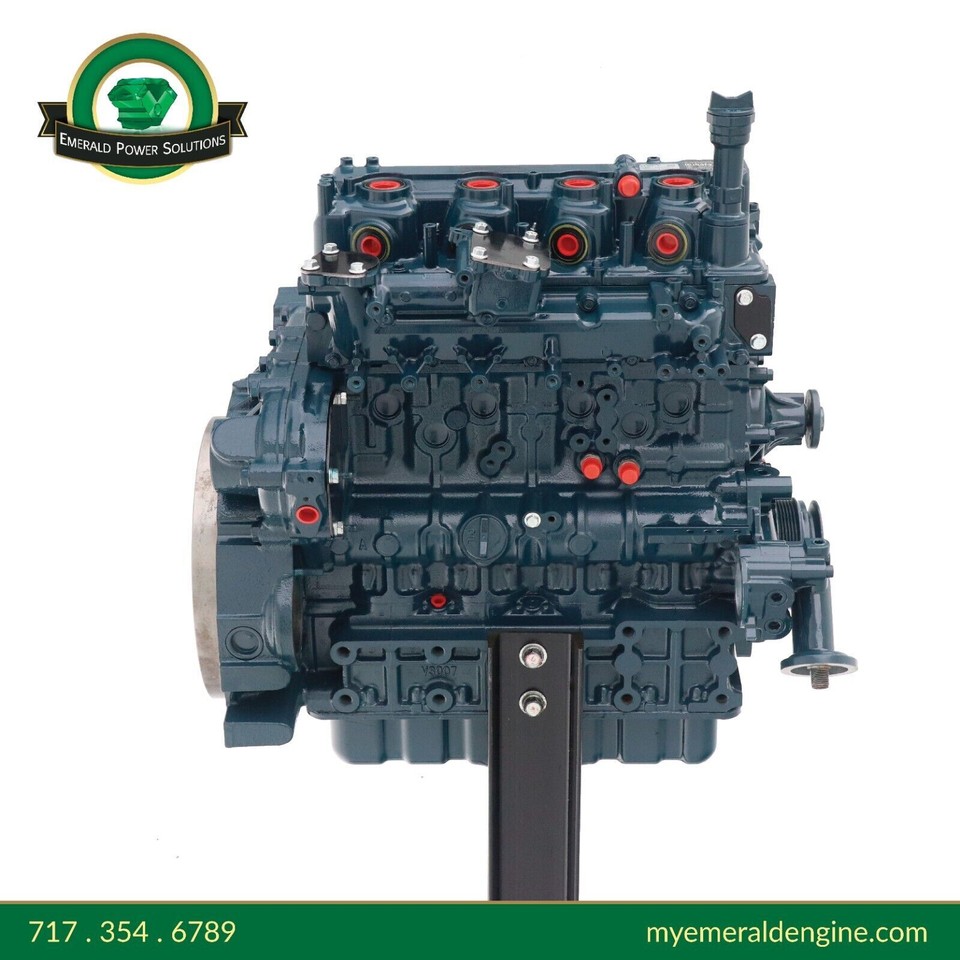 Kubota V3307 Common Rail Engine, Platinum Long Block, | eBay