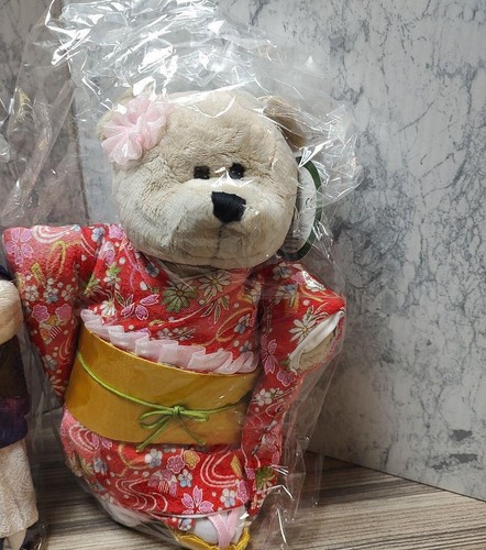 Starbucks Bearista Kimono Plush Doll Pink Animal Goods JP. | eBay