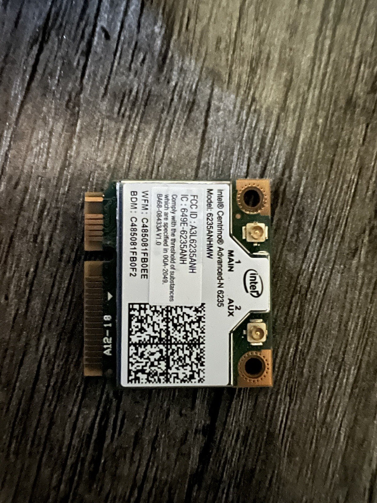 Intel Centrino Advanced-N 6235 Wireless 6235ANHMW Mini PCI-E wifi Card ...