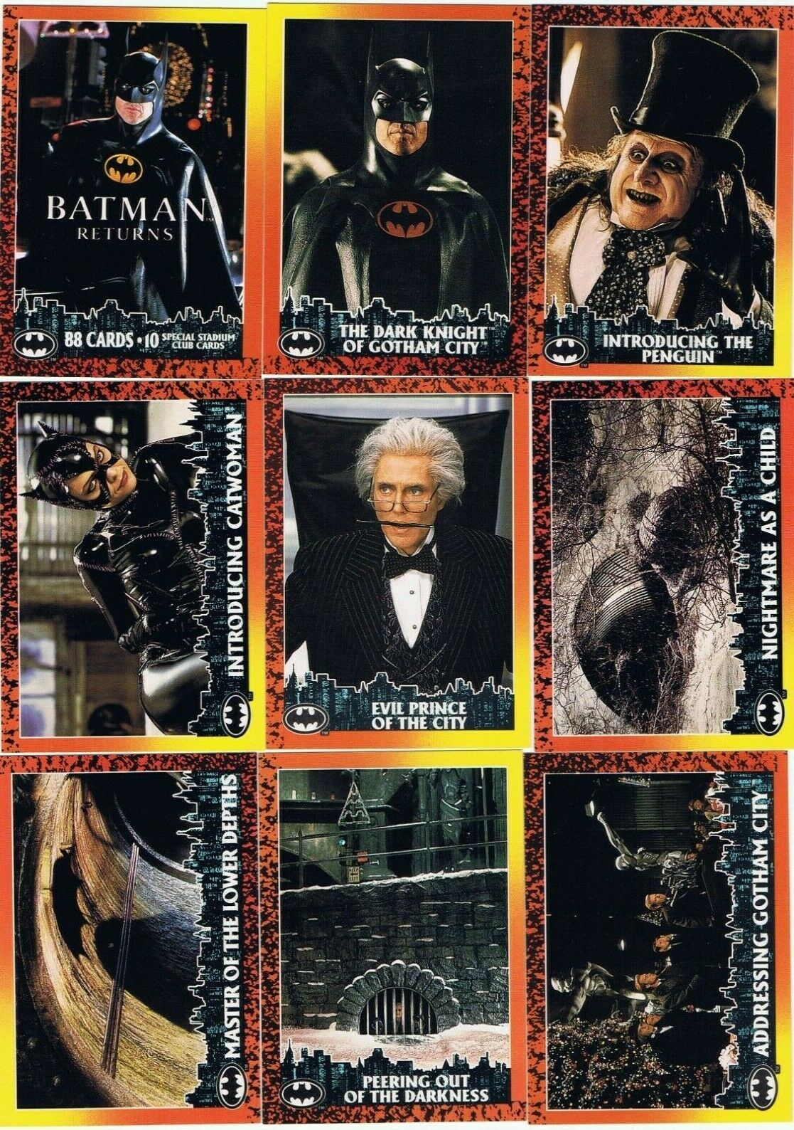 Batman Returns Cards Printable Cards