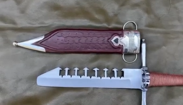 EGKH-11 Inches Sword Breaker dagger-unique blade style - Medieval ...