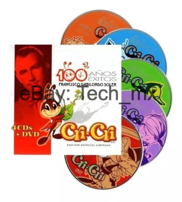 Cri-Cri - 100 Años 100 Exitos Francisco Gabilondo Soler 4 CD DVD ...