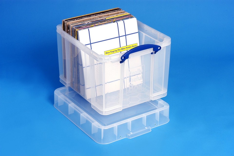 Really Useful Boxes Large Clear Lidded Storage Box 5 Litre-84 Litre ...