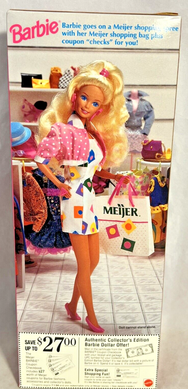 Shopping Fun Barbie Doll Meijer Exclusive Special Limited Edition ...