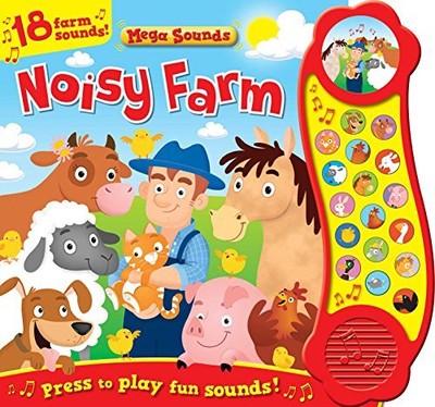 NOISY FARM (SOUND BOOK): 18 FARM SOUNDS (1) (MEGA SOUNDS) By Igloobooks ...