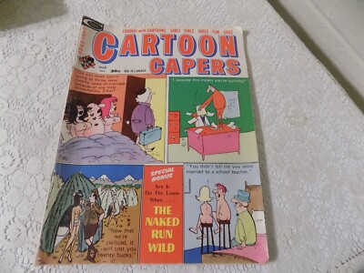 1972 Cartoon Capers Risqué Humor and Cartoon Magazine - March | eBay