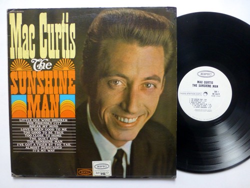 Mac Curtis Sunshine Man LP ' Epic ' - Épopée Promo Country Lc185 | eBay