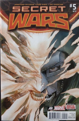 SECRET WARS #5 2015 COVER A ALEX ROSS EMPEROR DOOM VARIANT 022424 xs20 ...