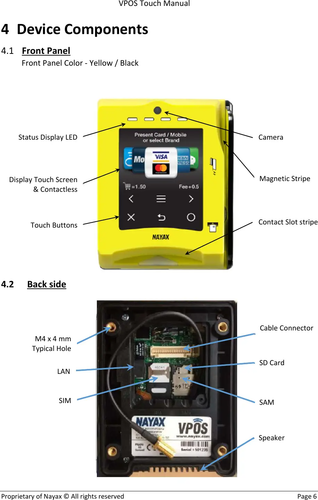 Nayax VPOS Touch Credit Card & NFC Reader Kit MDB vending machine 1 day ...