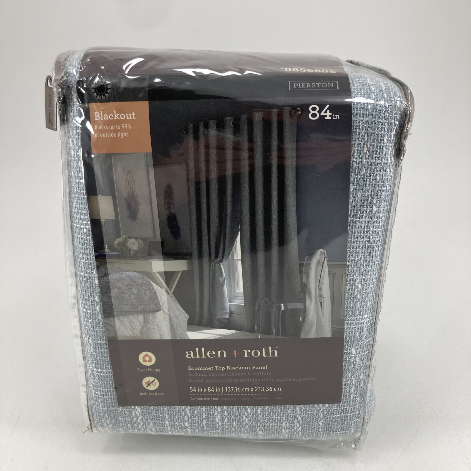 Allen Roth PIERSTON 54"X84" Grommet Top Blackout Panel #0856806 Dusty ...