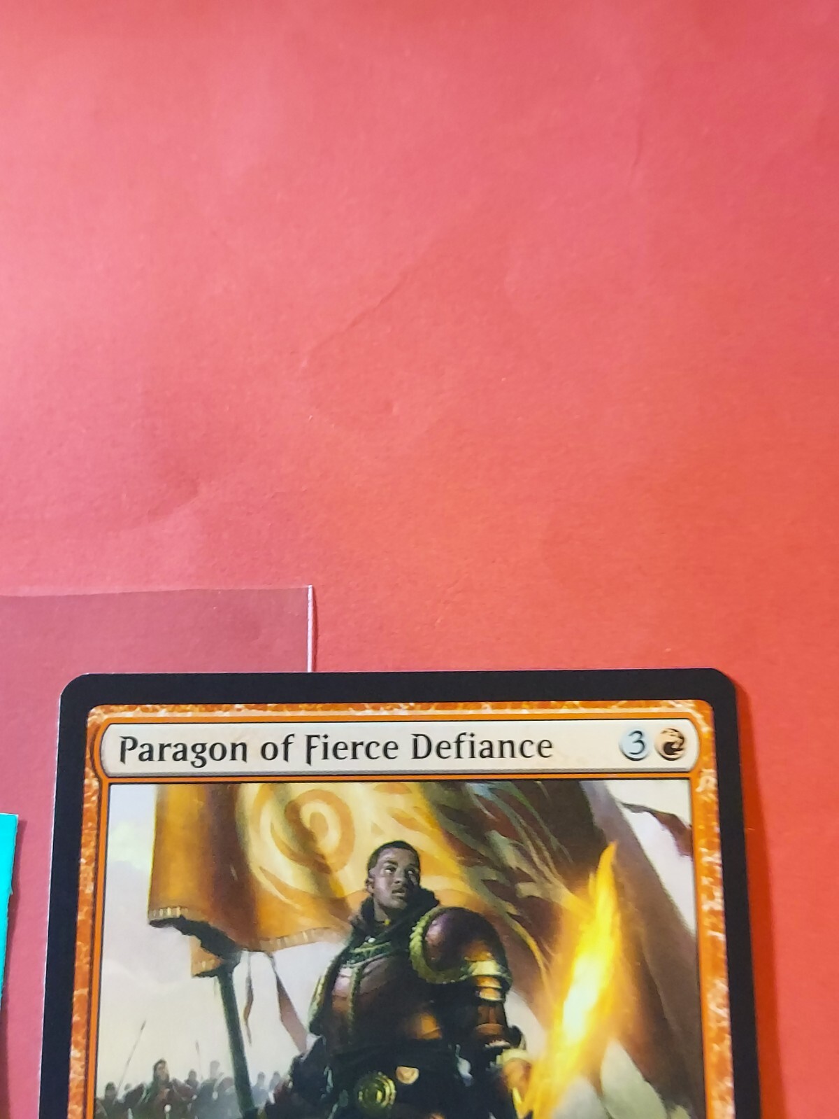2014 MTG Magic 2015 #158 Paragon of Fierce Defiance, UC, Red, NF, cd1 ...