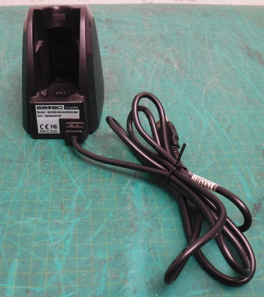 SAVEO SCAN M22D-BH Handheld Barcode Scanner + Charging Cradle | eBay